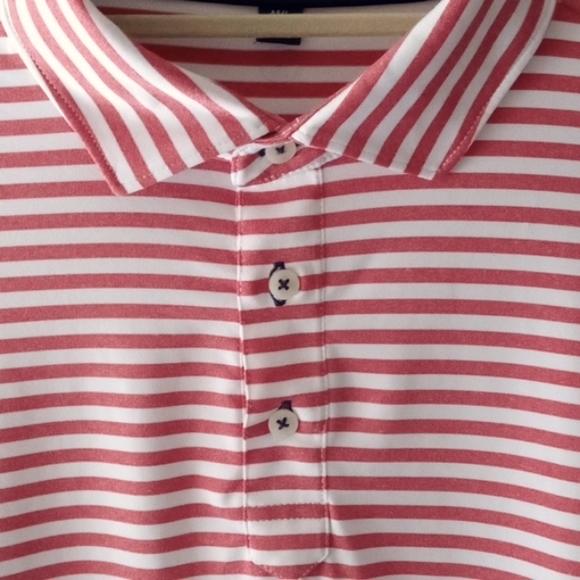 Stitch | Shirts | Stitch Mens Red Stripe Polo Shirt | Poshmark
